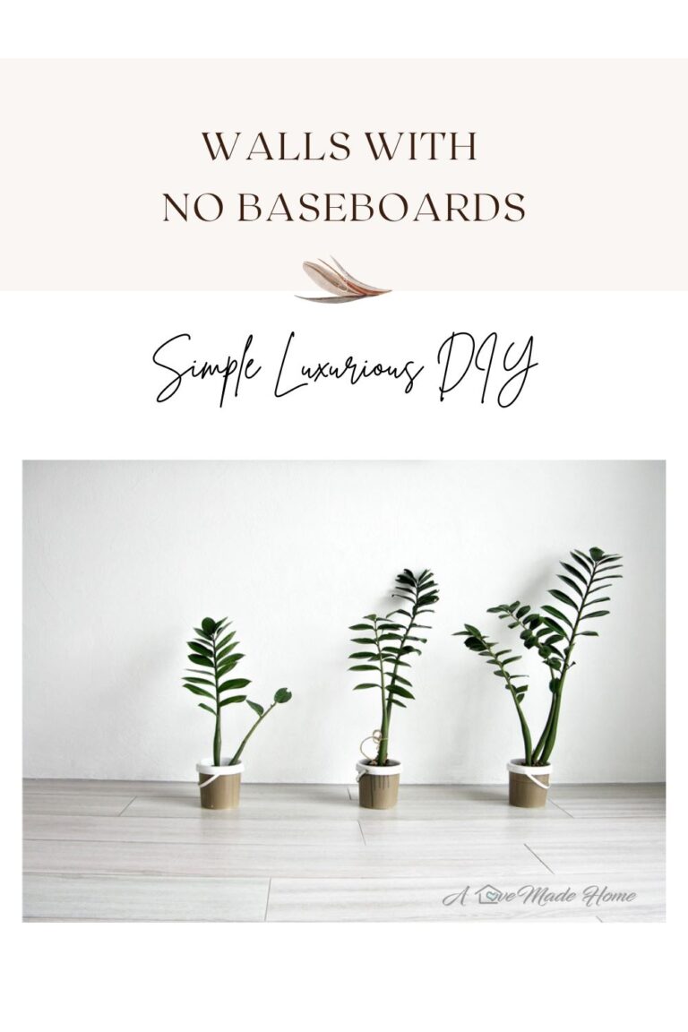 DIY Wall Base Without Baseboards - Easy DIY Home Repairs